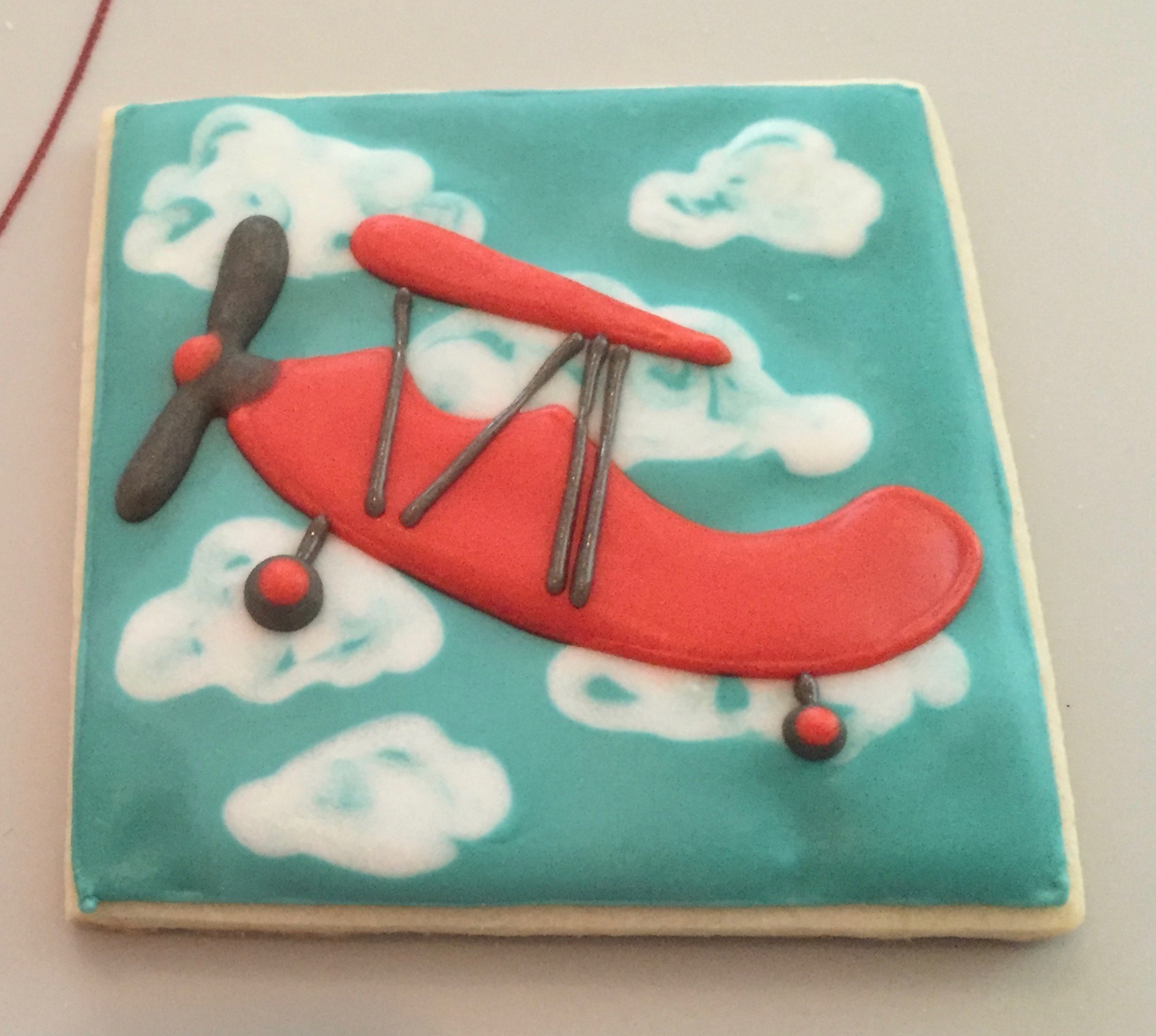 easy airplane cookie tutorial | Snickerdoodledoo